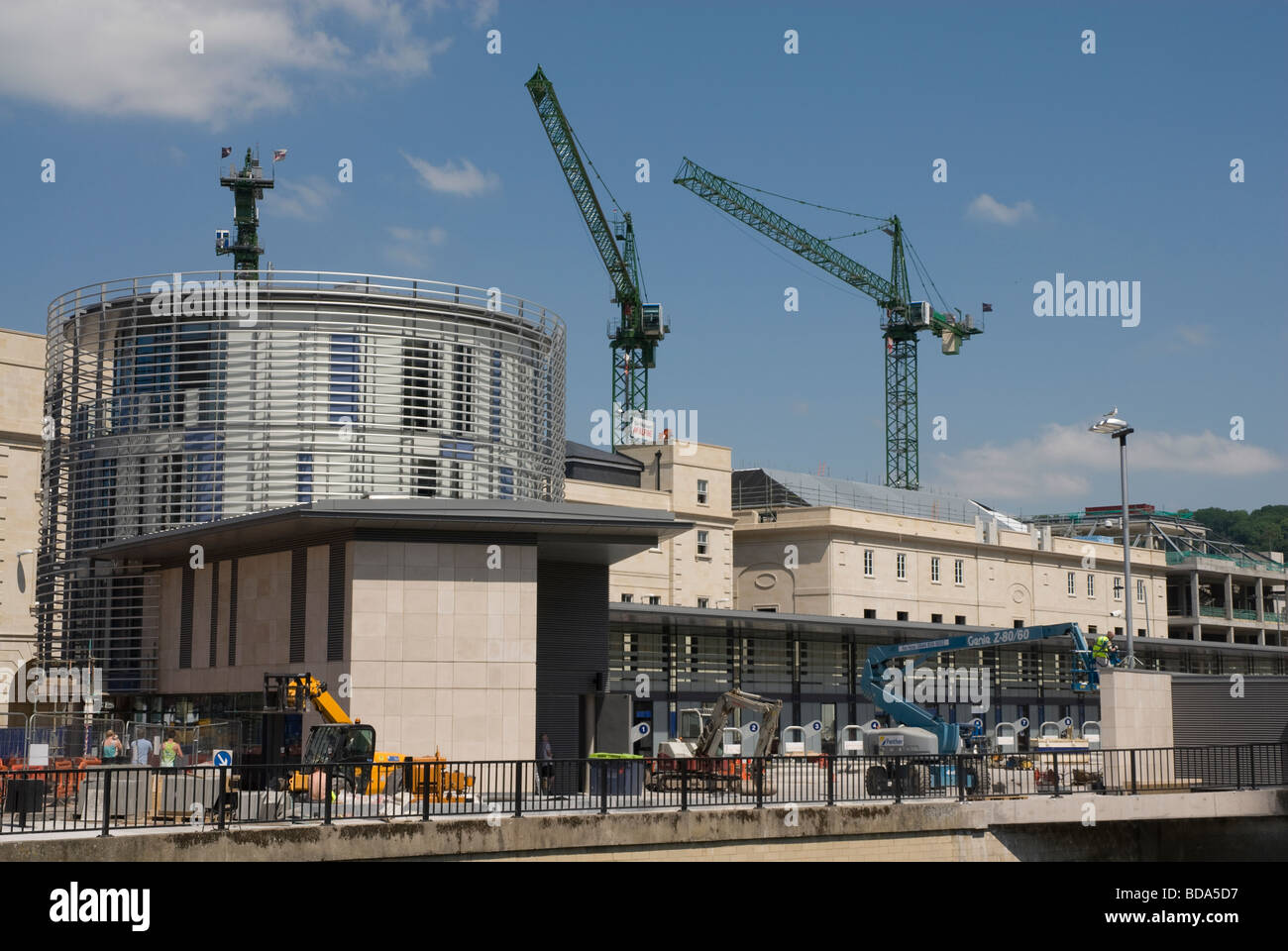 New bus station one week prior to opening, Bath Spa Somerset UK Stock ...