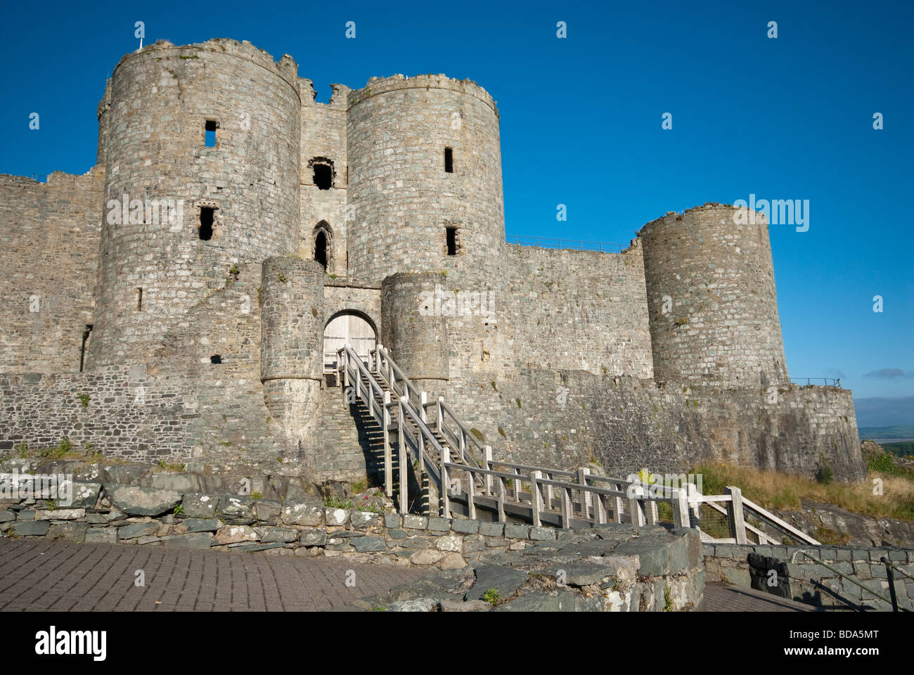Harlech Castle Wales Stock Photo - Alamy
