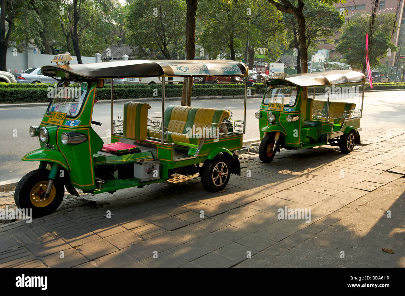Thai motorised rickshaw tuk tuk in bangkok hi-res stock photography and images - Alamy