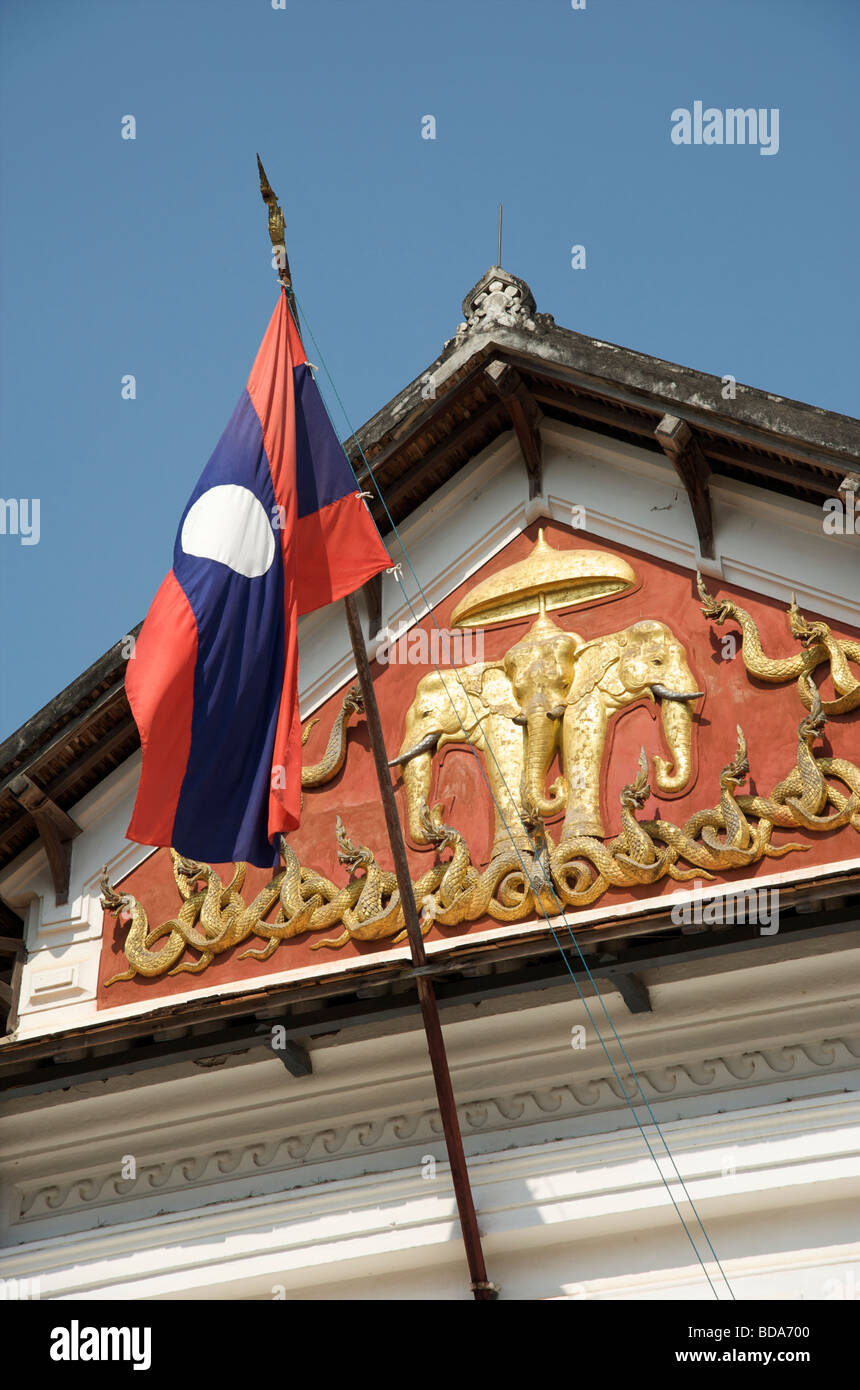 Flag of laos royal hi-res stock photography and images - Alamy