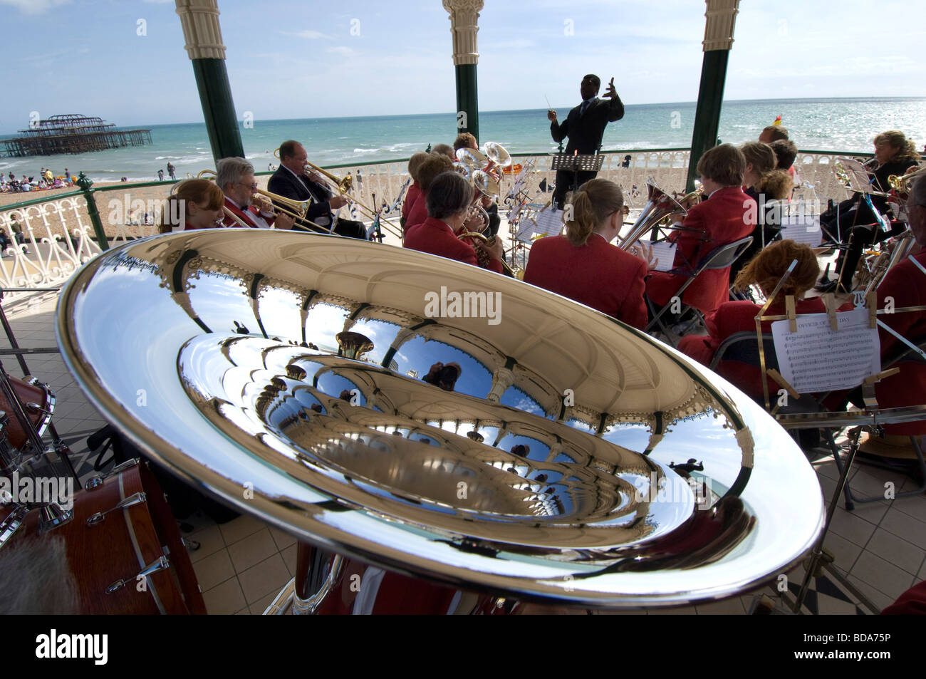 Silver brass band hi-res stock photography and images - Alamy
