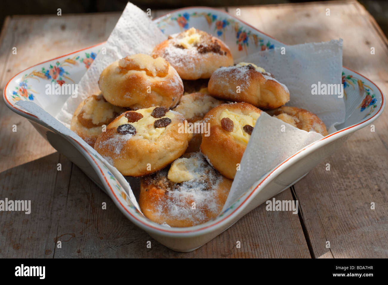 kolace typical traditional sweet pastry from bohemia czech republic ...