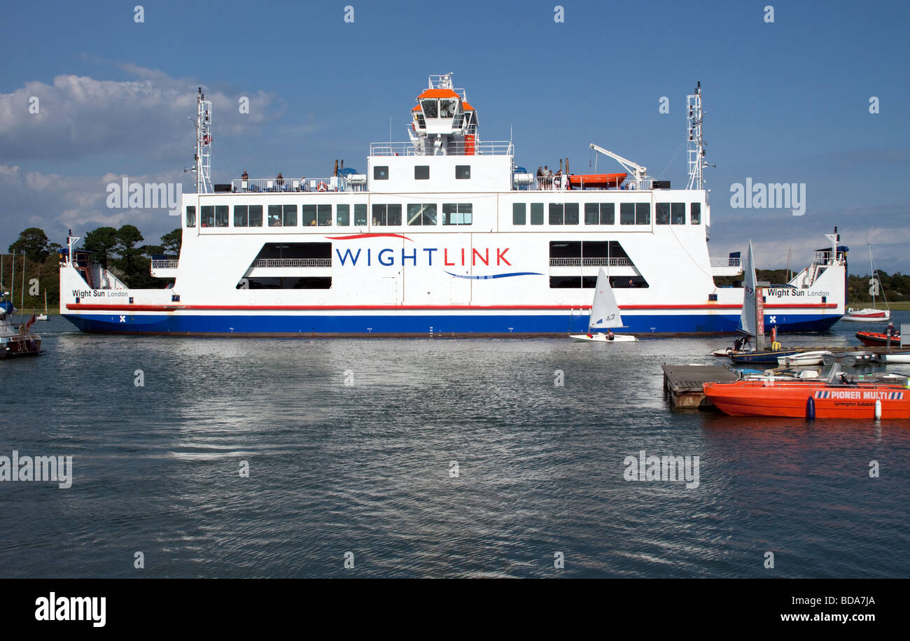 New WightLink Ferry Stock Photo - Alamy