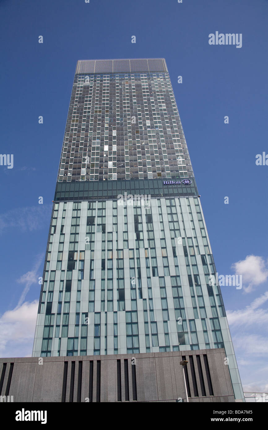 Manchester England UK Beetham Tower a Hilton Hotel the tallest building ...