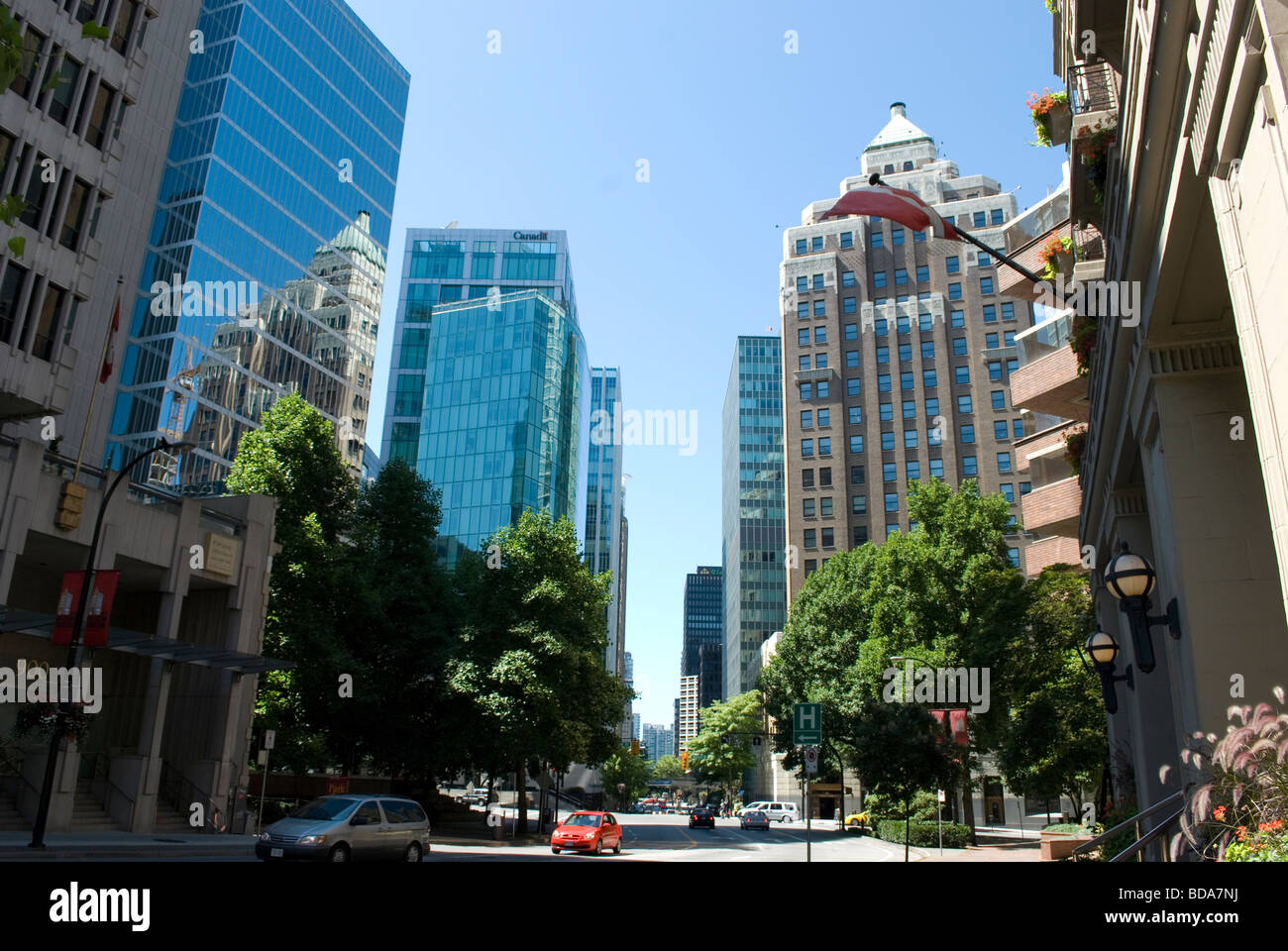 Buildings in downtown Vancouver, Canada Stock Photo - Alamy