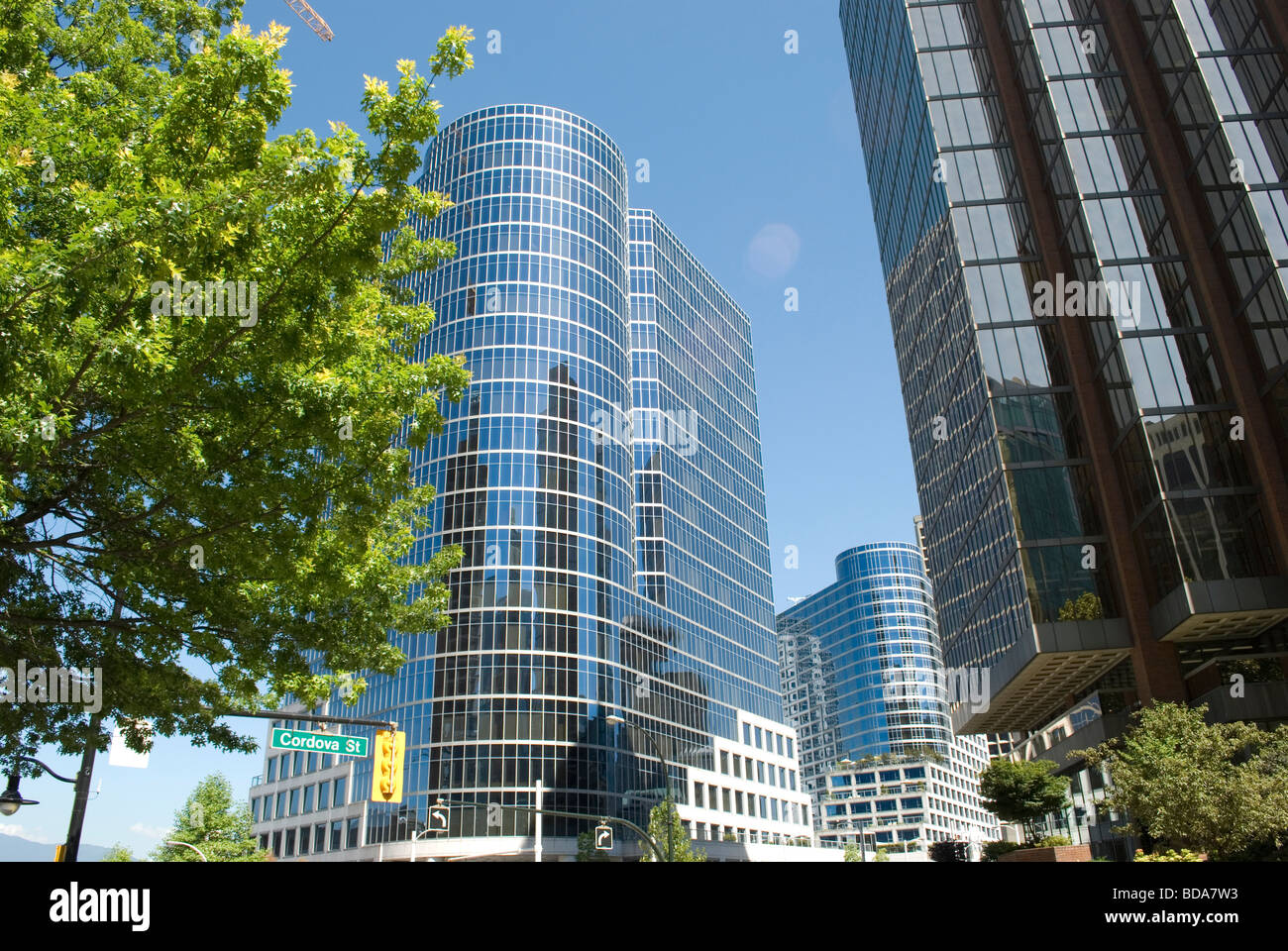 Canada architecture buildings skyscraper skyscrapers trees hi-res stock ...