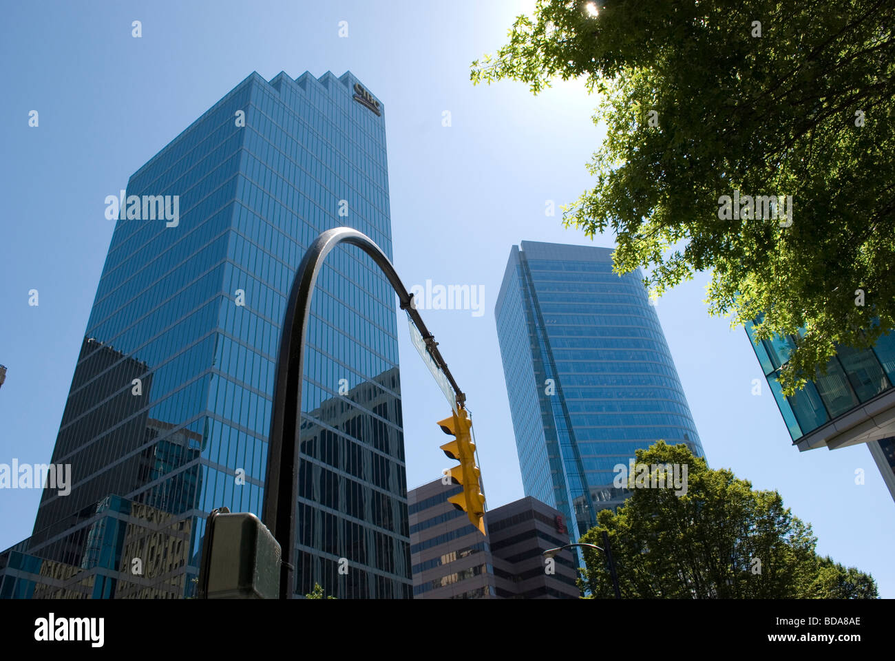 High rise rises tall building buildings tower towers hi-res stock ...