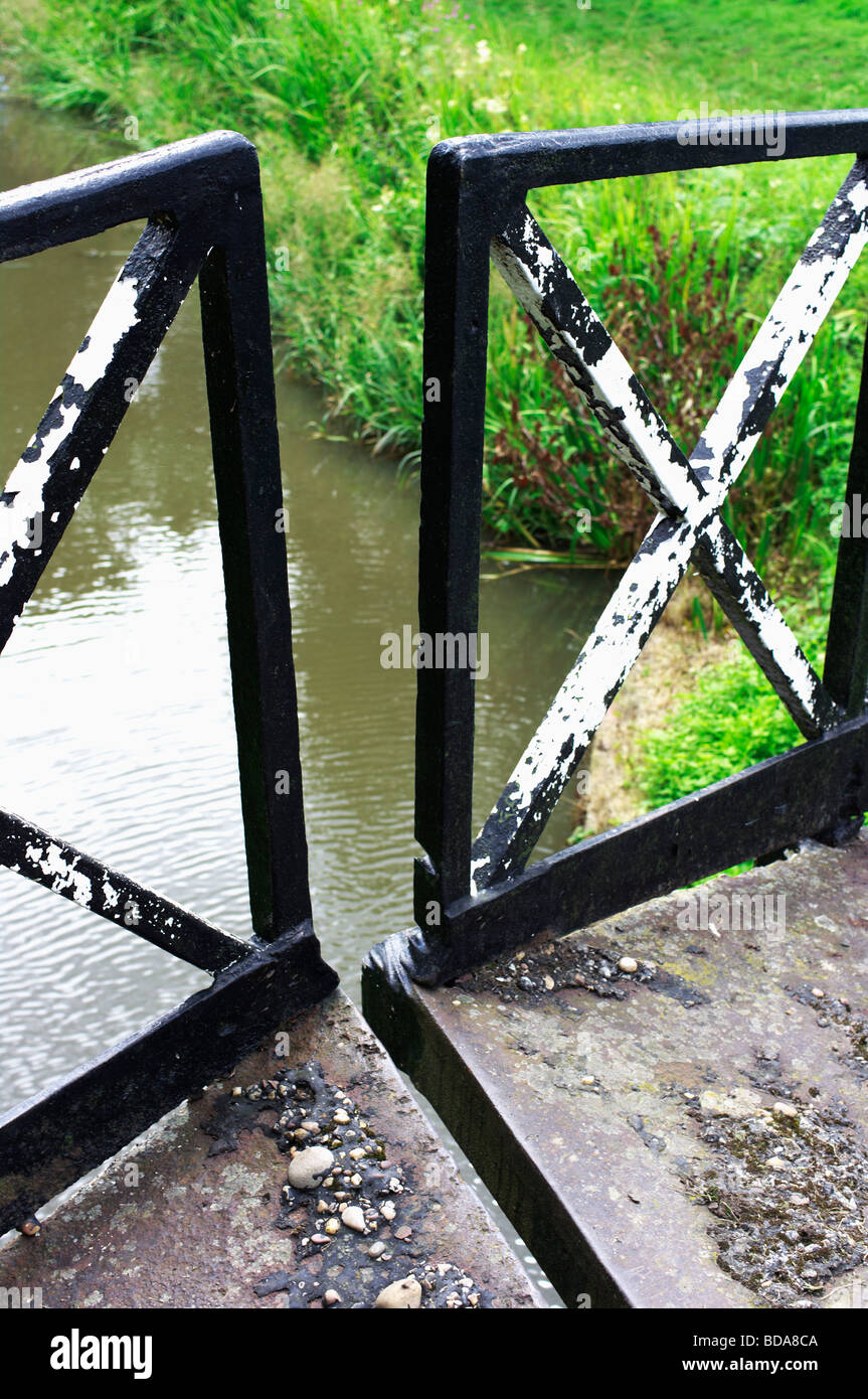 A bridge over a canal Stock Photo - Alamy