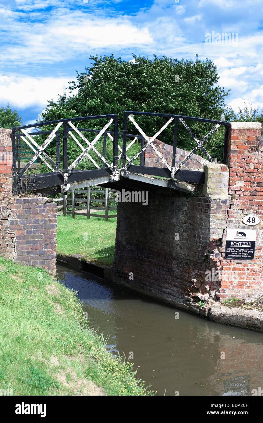 A bridge over a canal Stock Photo - Alamy