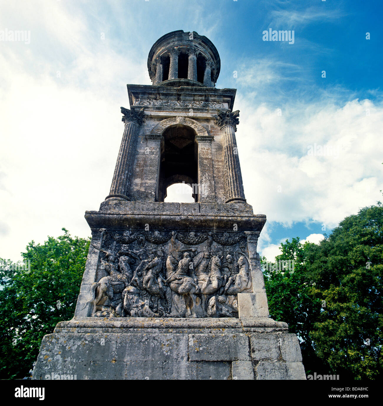 The famous and historic ruins of the Roman Mausoleum and Commemorative ...
