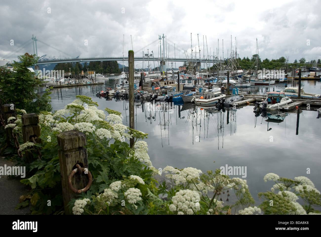Alaska sitka boats harbor hi-res stock photography and images - Alamy