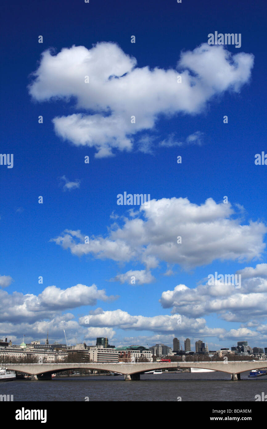 London skyline and clouds Stock Photo - Alamy