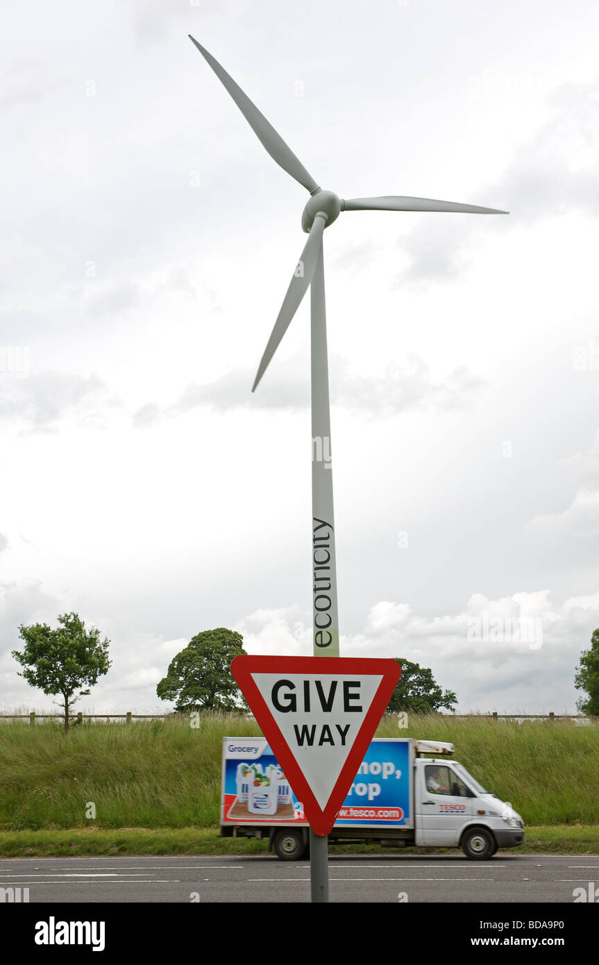 Wind turbine, Norfolk, UK Stock Photo - Alamy