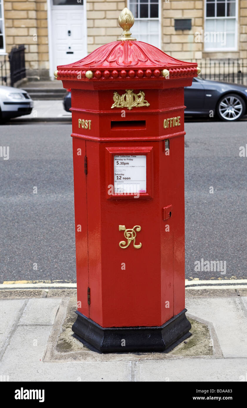 Ornate or old fashioned Post or mail Box Bath Stock Photo - Alamy