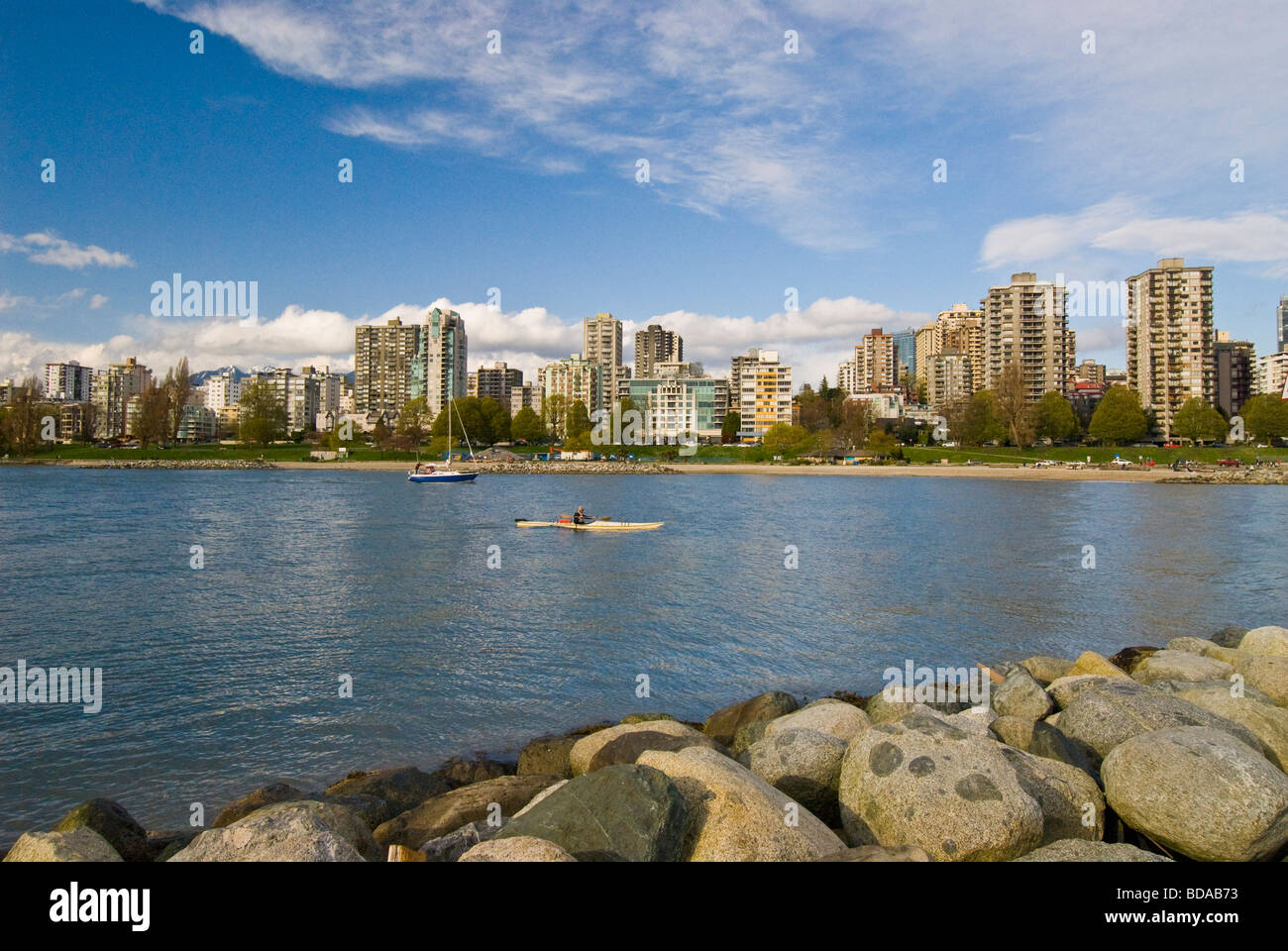 View of Vancouver British Columbia from Vanier Park Stock Photo - Alamy