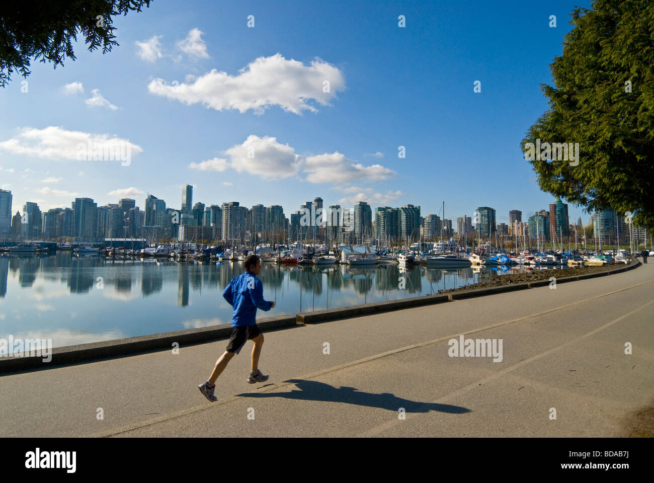 Stanley park and vancouver and joggers hi-res stock photography and ...