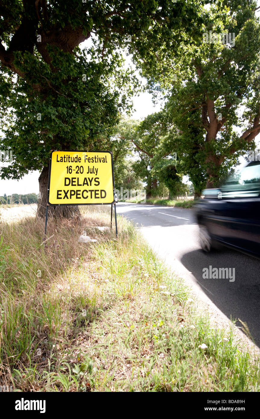 Traffic Delays Warning Sign High Resolution Stock Photography and ...
