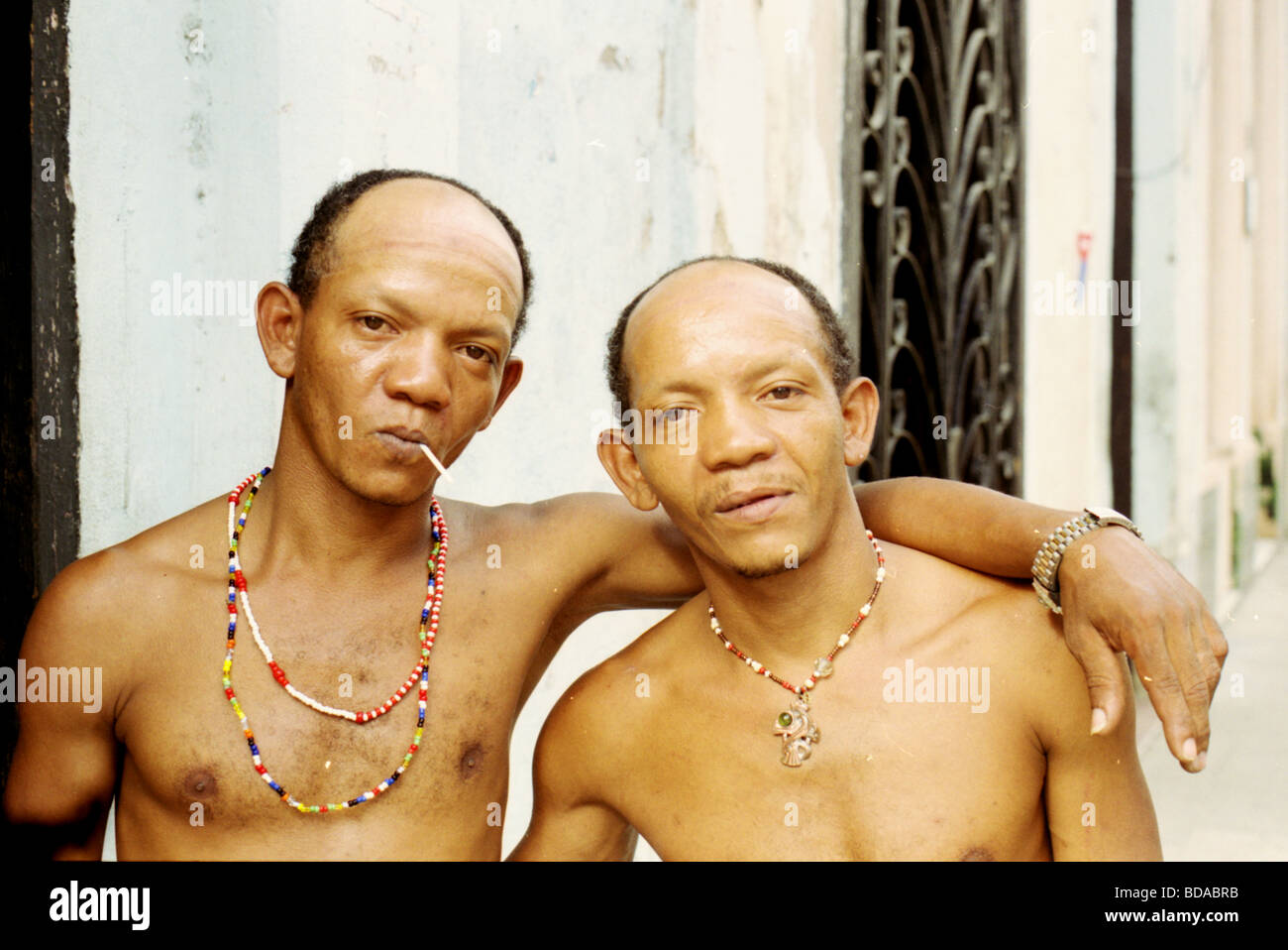 Two male twins in Havana, Cuba Stock Photo - Alamy