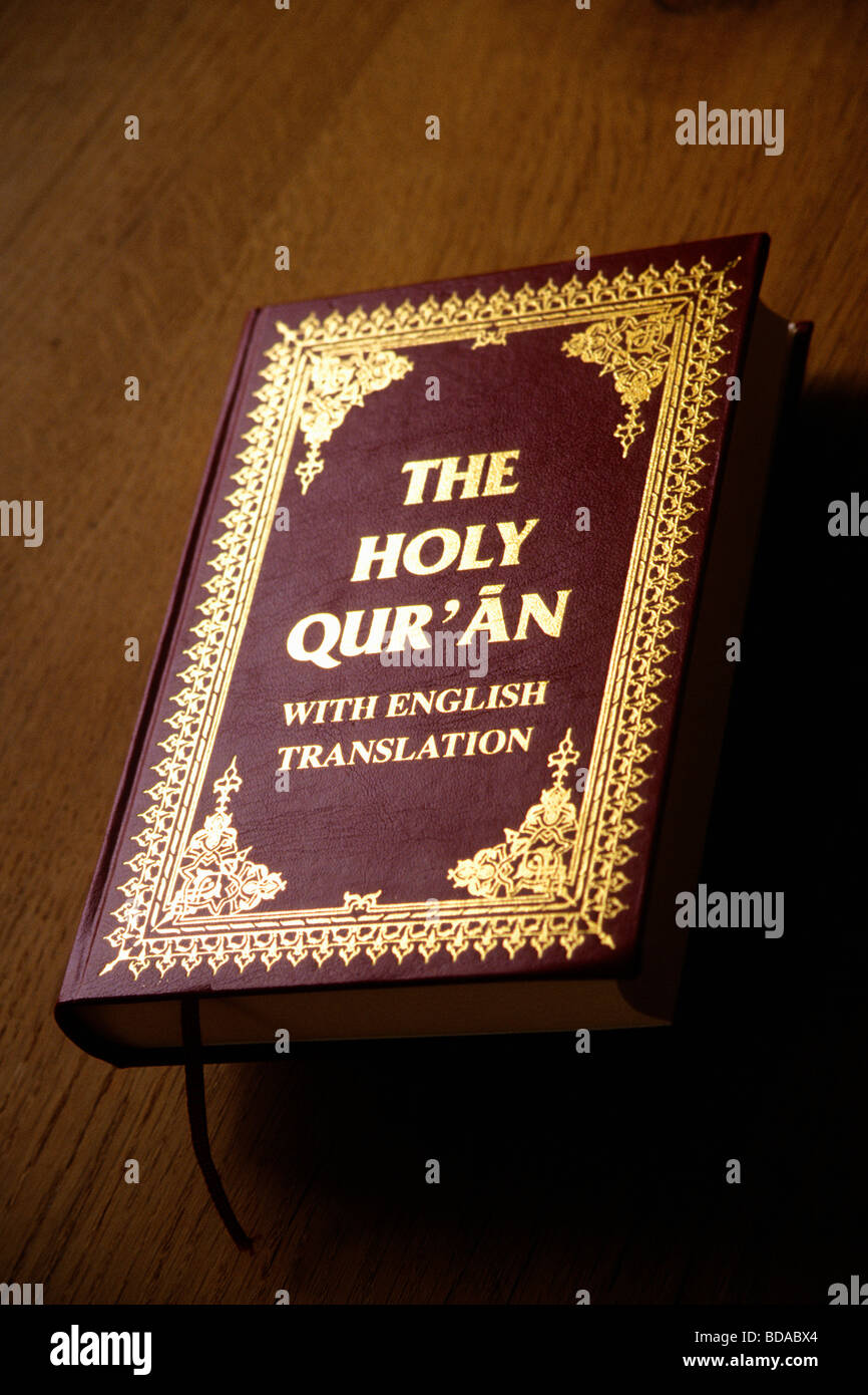 Holy koran book Stock Photo - Alamy