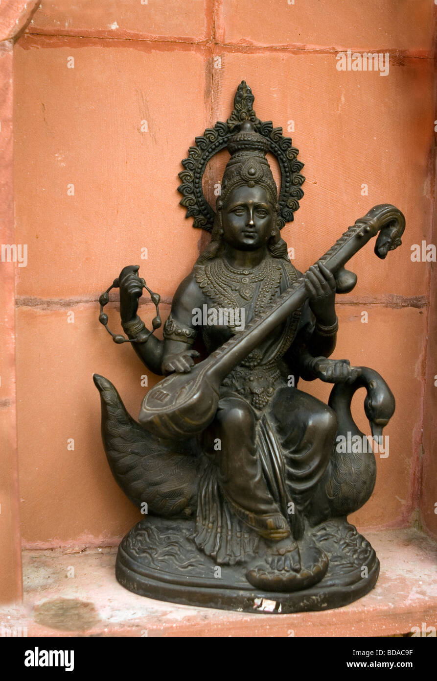 Statue of Buddhist Goddess Stock Photo - Alamy