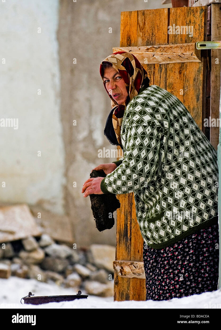 Turkish woman in traditional village in east turkey Stock Photo - Alamy