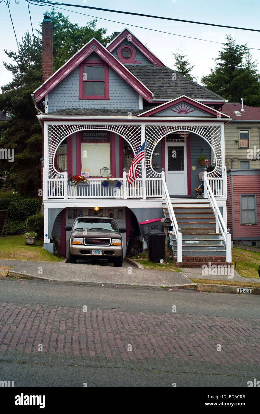 Victorian house in Astoria Oregon USA Stock Photo - Alamy