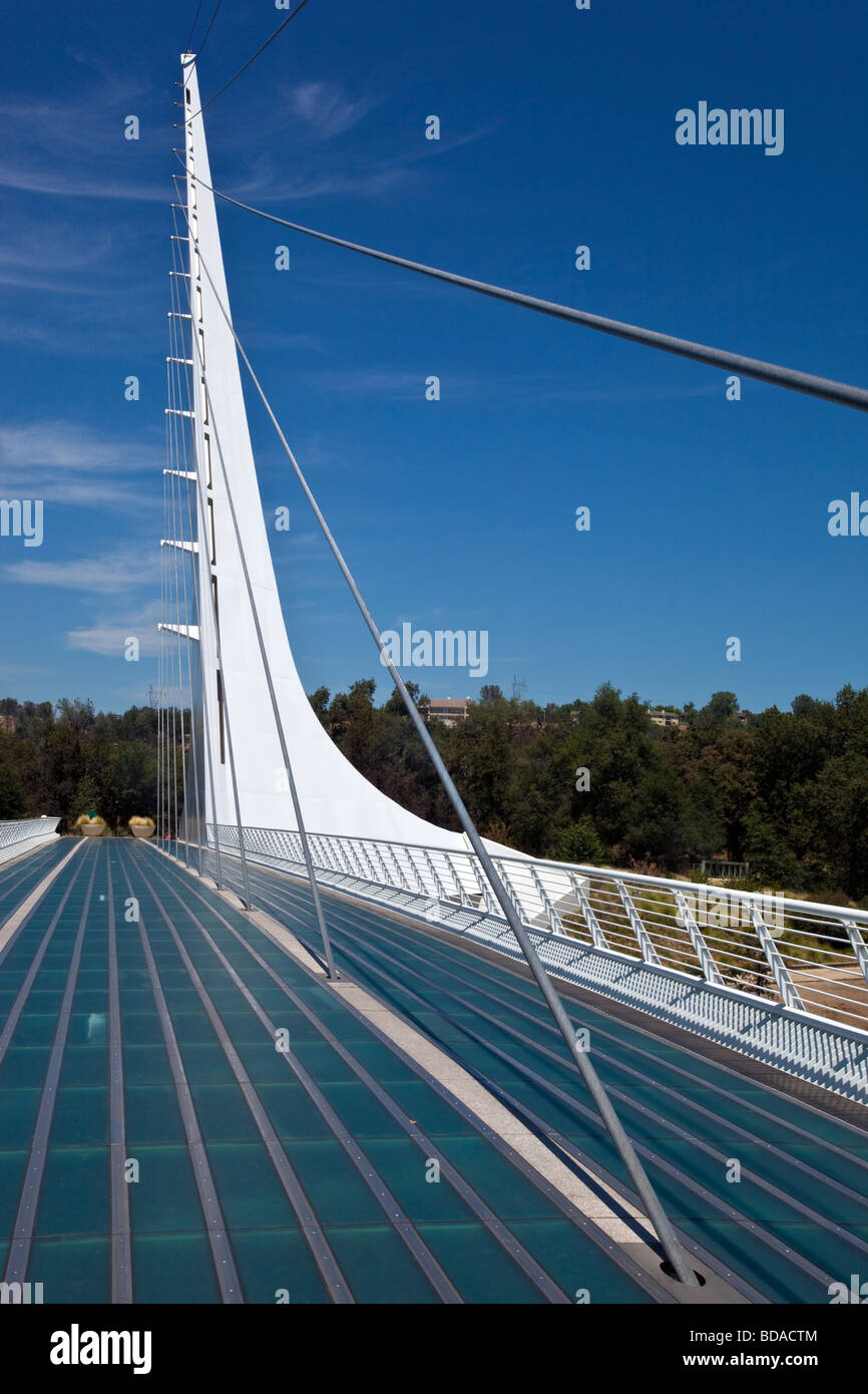 Sundial Bridge Redding California USA Stock Photo - Alamy