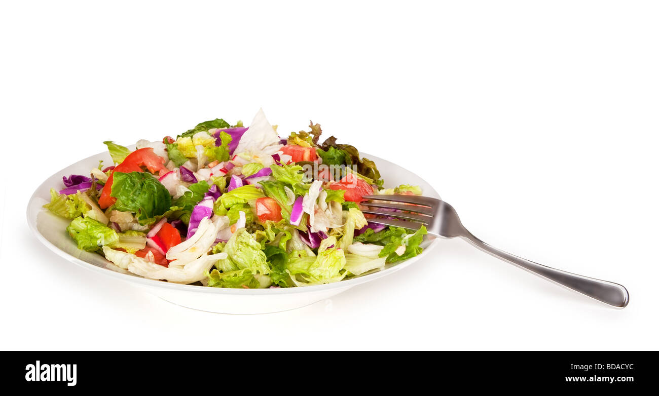 Salad plate Cut Out Stock Images & Pictures - Alamy