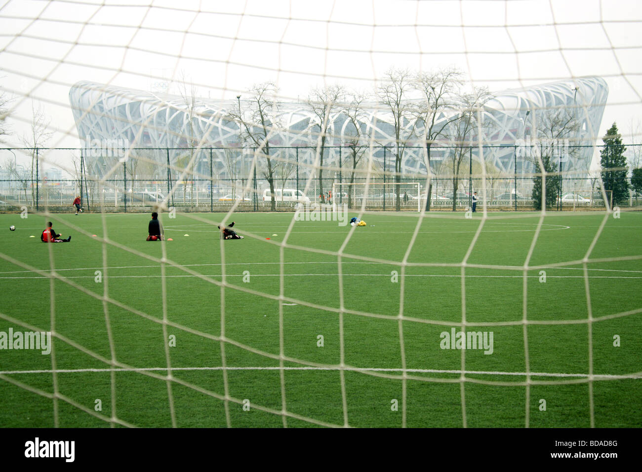 Child football field hi-res stock photography and images - Alamy