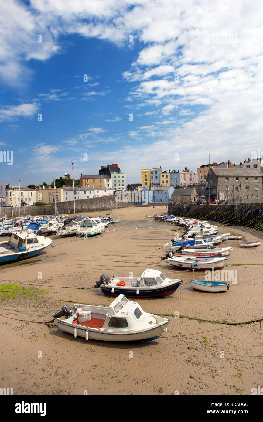 Tenby Harbour in Pembrokeshire Wales UK Stock Photo - Alamy