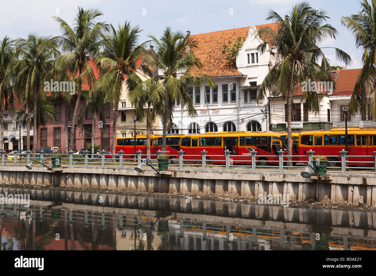 Indonesia Java Jakarta old Batavia Kota old Dutch colonial buildings ...
