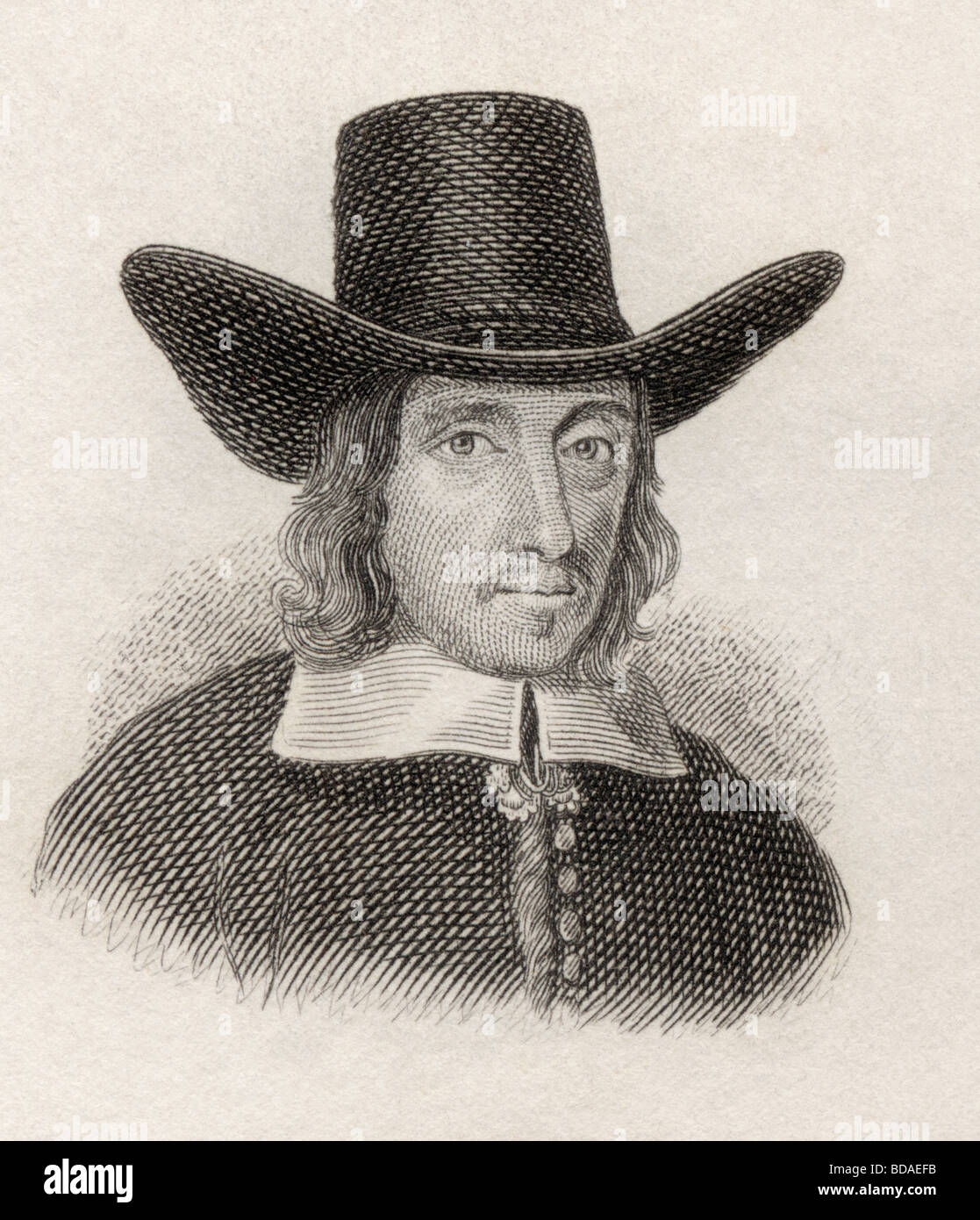 Sir William Dugdale 1605 to 1686. English antiquary Stock Photo - Alamy