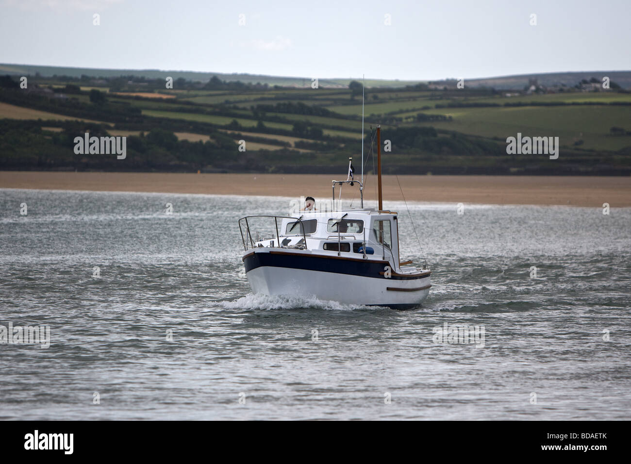Padstow Fishing Boat Stock Photo - Alamy