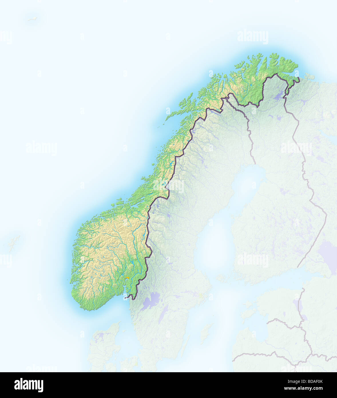 Norway Map High Resolution Stock Photography and Images - Alamy