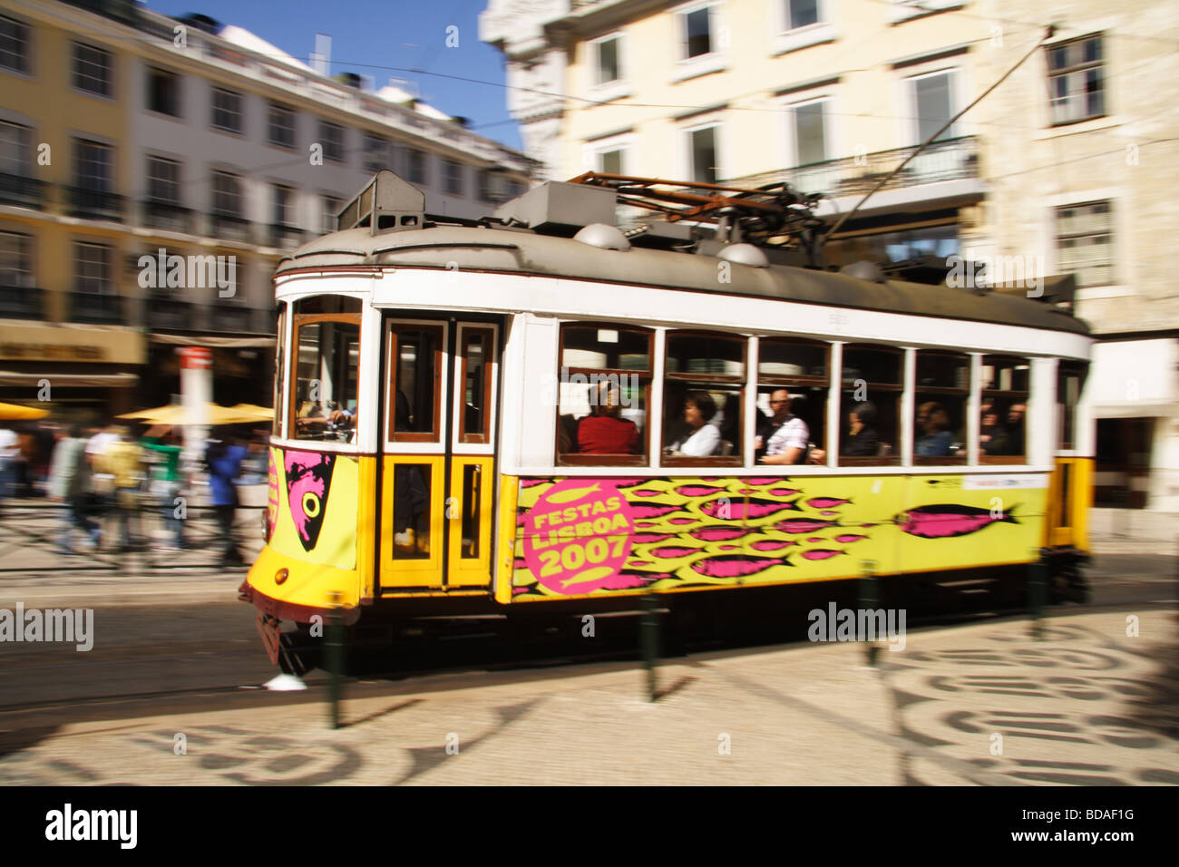 Tram 28 Lisbon Portugal Stock Photo - Alamy