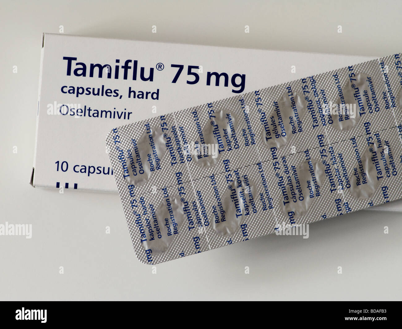 Tamiflu oseltamivir capsules 75MG in a blister pack, and the Tamiflu ...