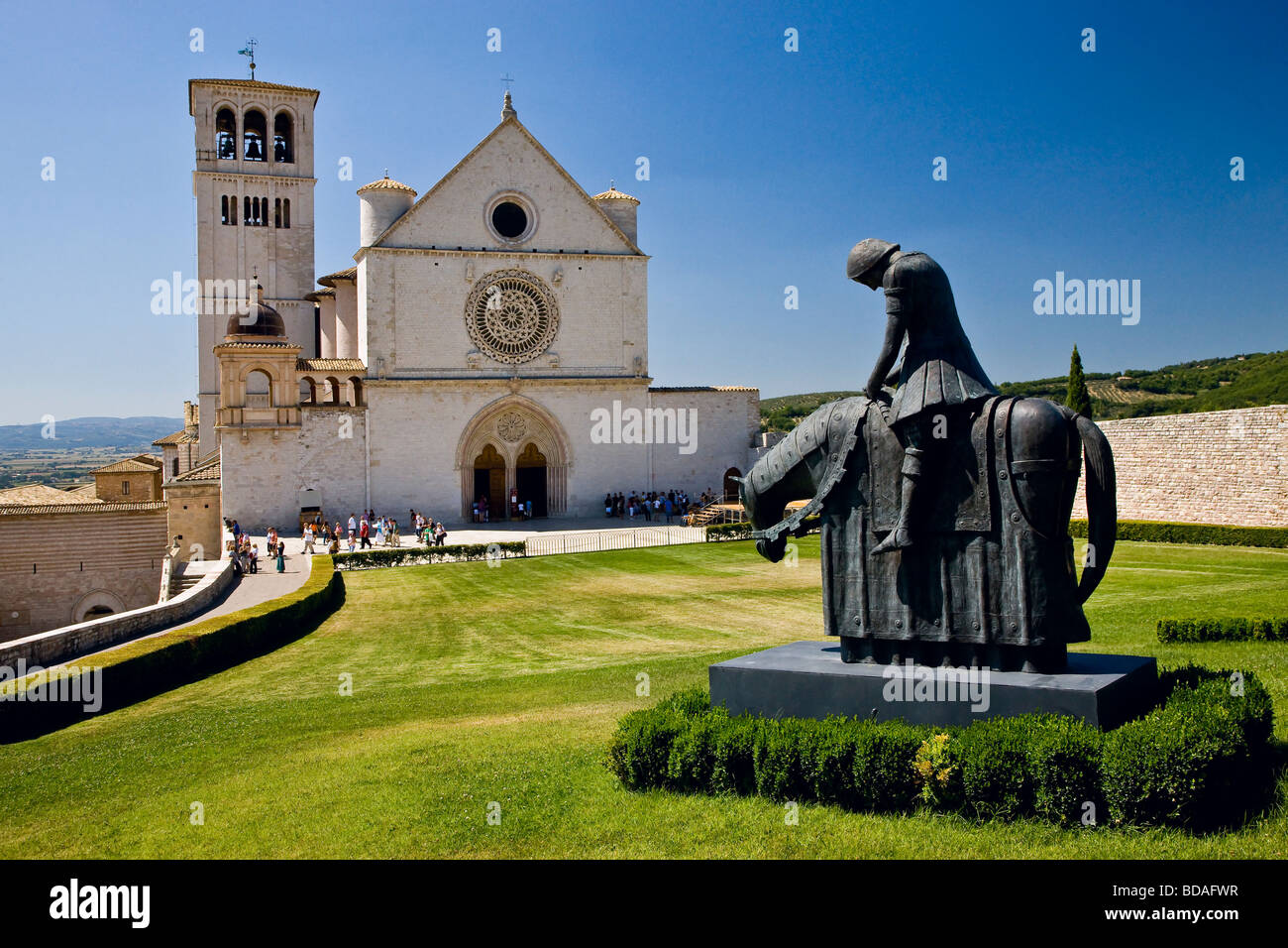 Basilica di San Francesco and Monastery in Assisi Stock Photo - Alamy