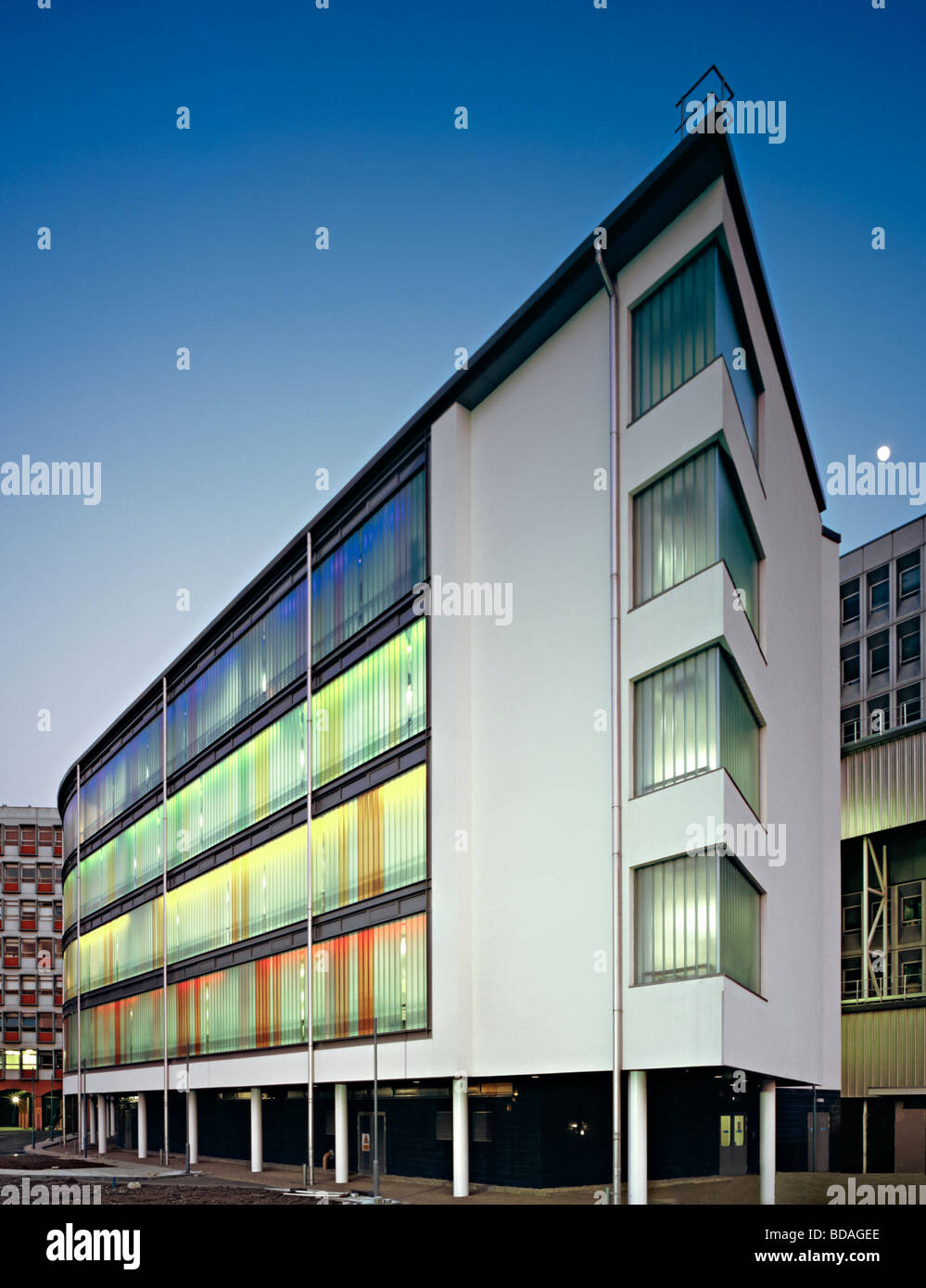 The Saltire Centre, Caledonian University, Glasgow, Scotland Stock Photo - Alamy