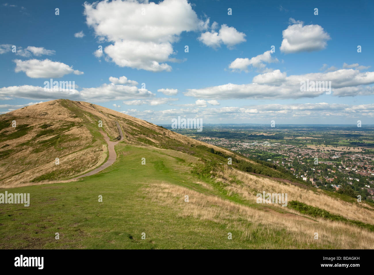 Worcestershire Beacon from Summer Hill Malvern Hills Worcestershire Uk ...