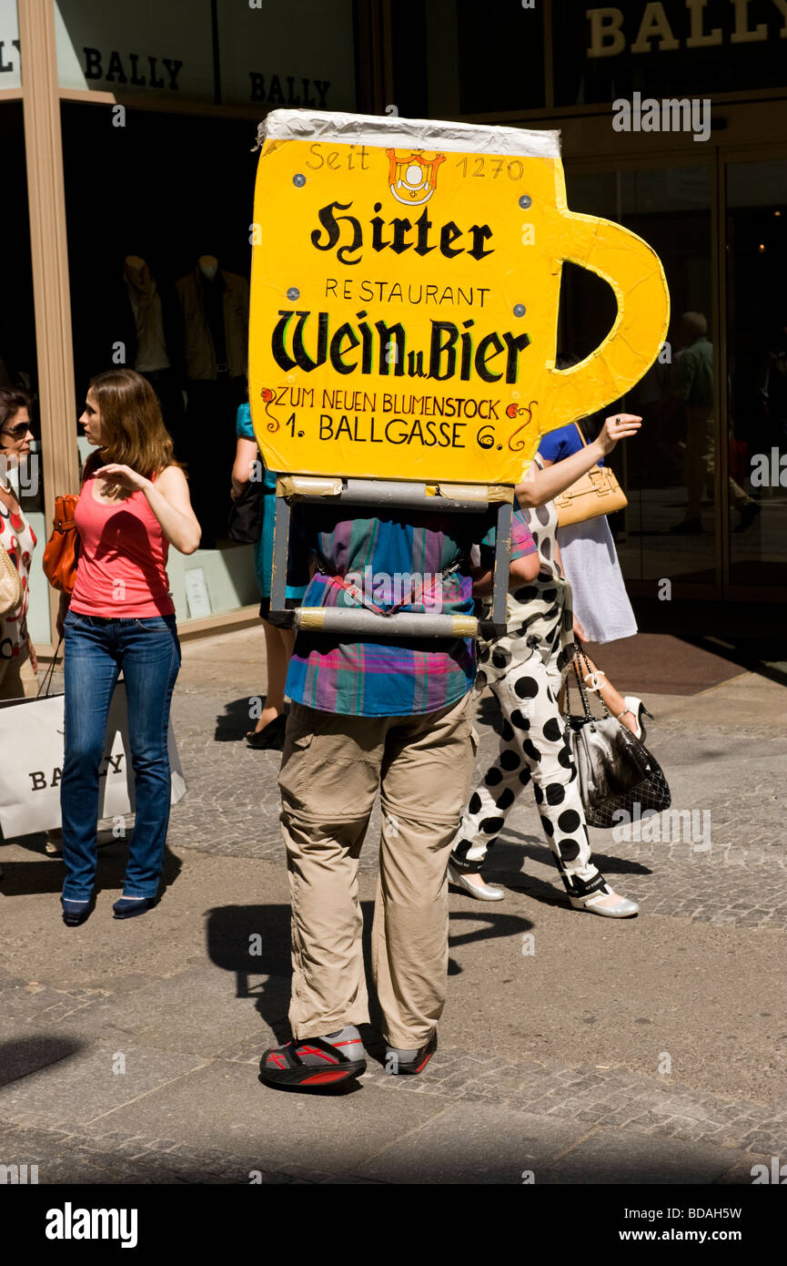 Human billboard advertising hi-res stock photography and images - Alamy