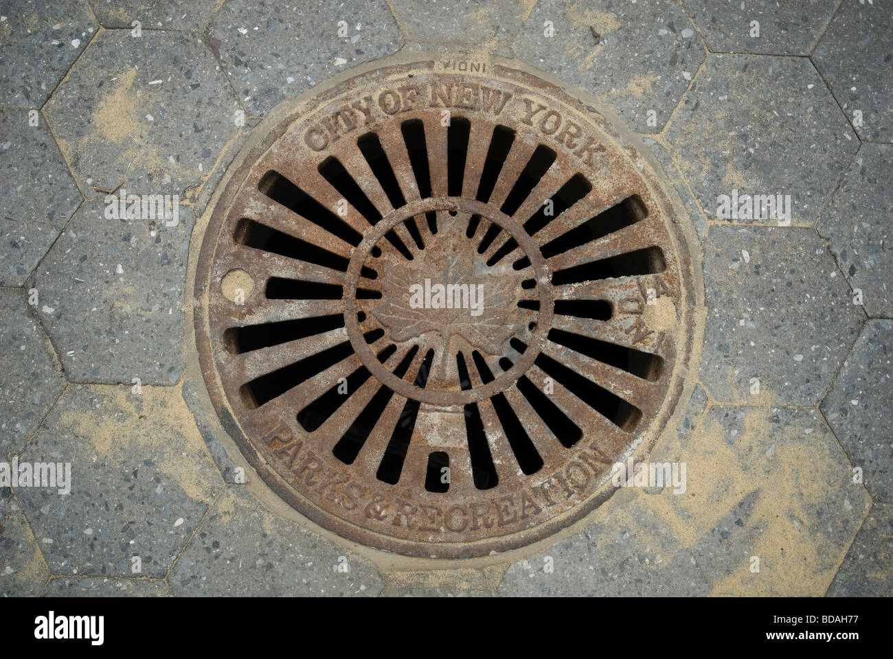 Circular drain cover hi-res stock photography and images - Alamy