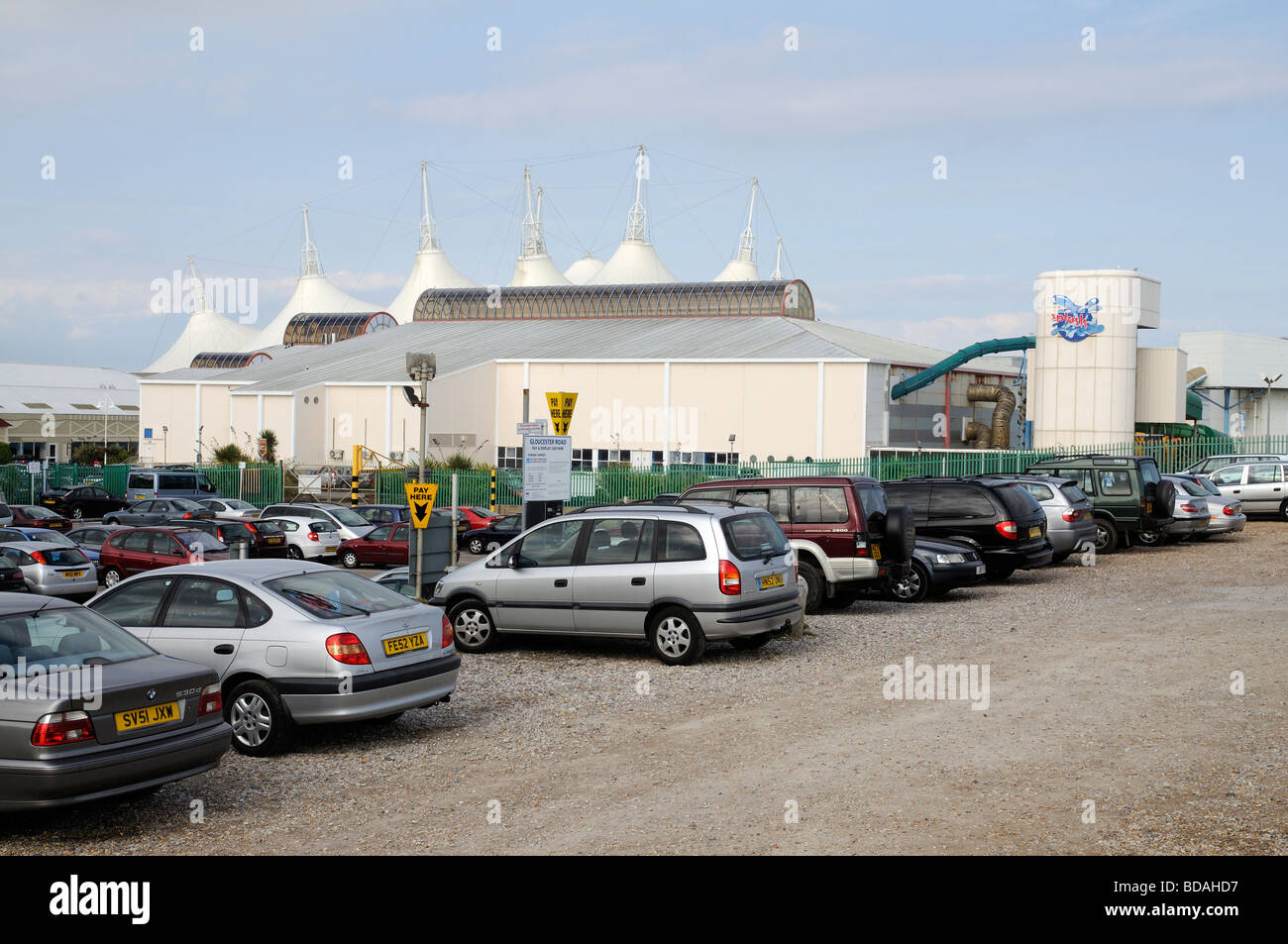 Butlins holiday park on the seafront at Bognor Regis english seaside ...