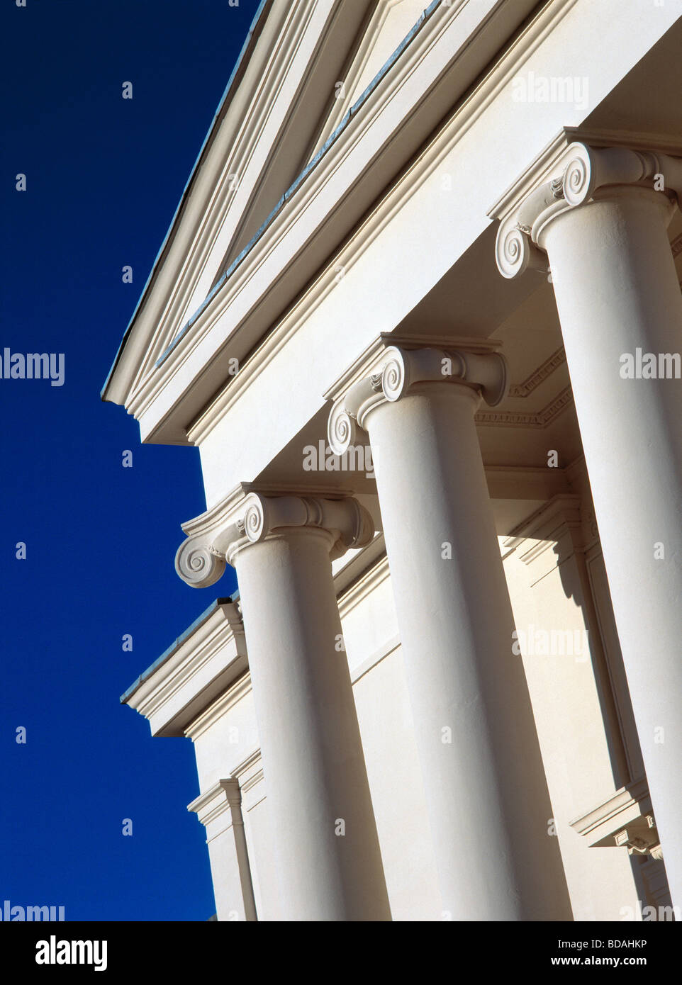 stone pillars against a deep blue sky Stock Photo - Alamy