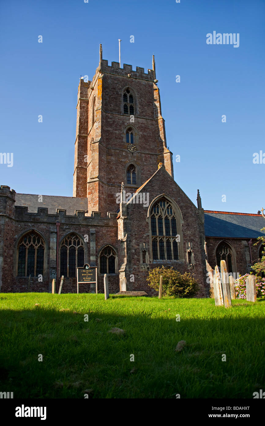 England somerset dunster church hi-res stock photography and images - Alamy