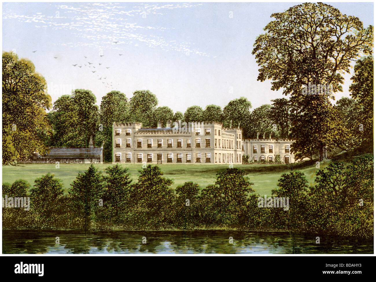 Ugbrooke, Devon, home of Lord Clifford, c1880. Artist: Unknown Stock ...