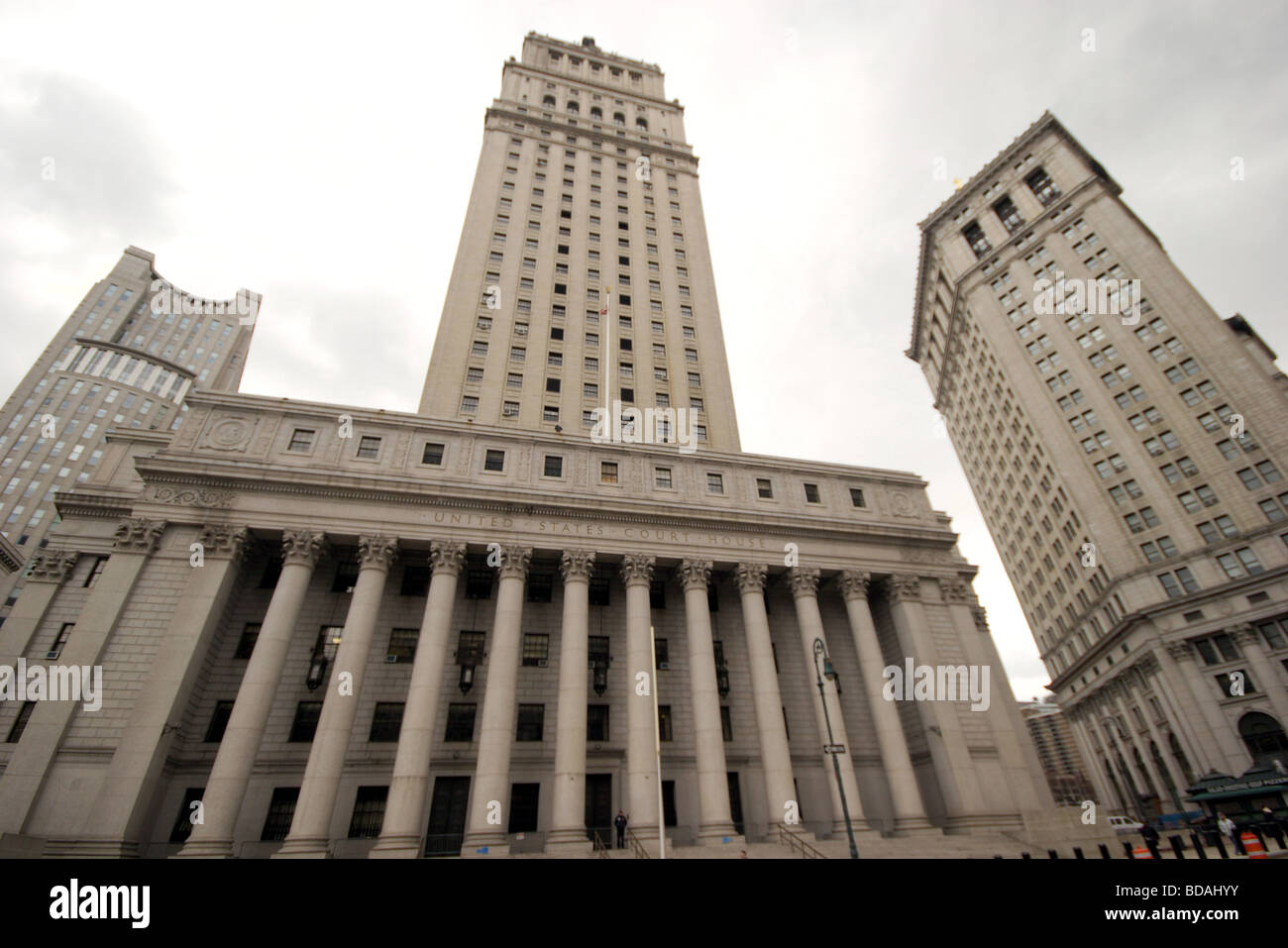 Wide view of United States Court House and other administrative ...
