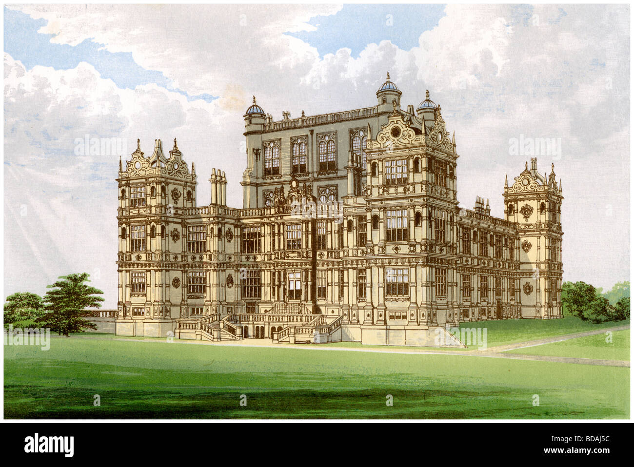 Wollaton hall garden hi-res stock photography and images - Alamy