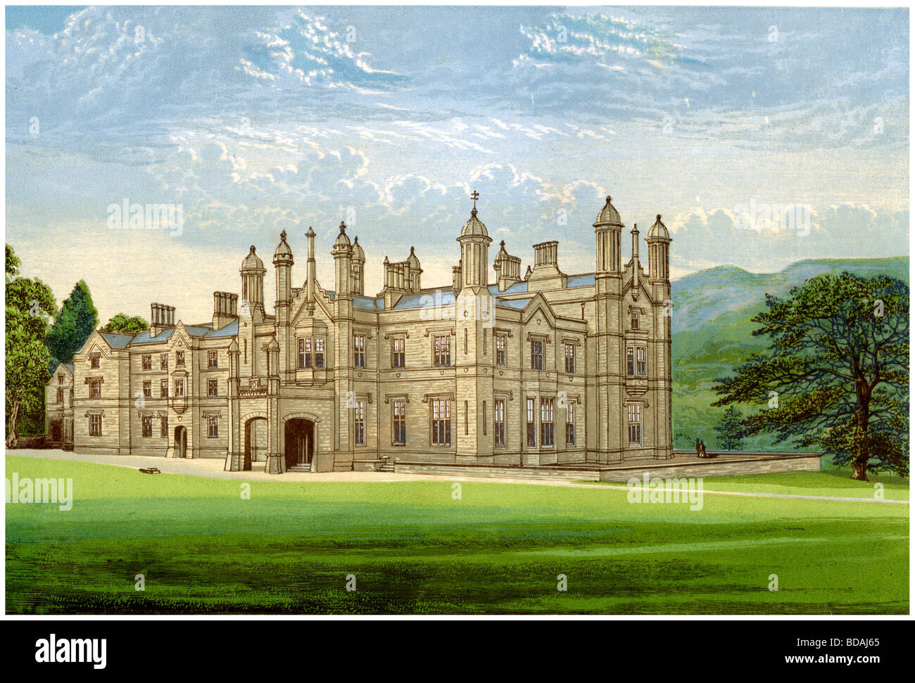 Stately home welsh architecture hi-res stock photography and images - Alamy
