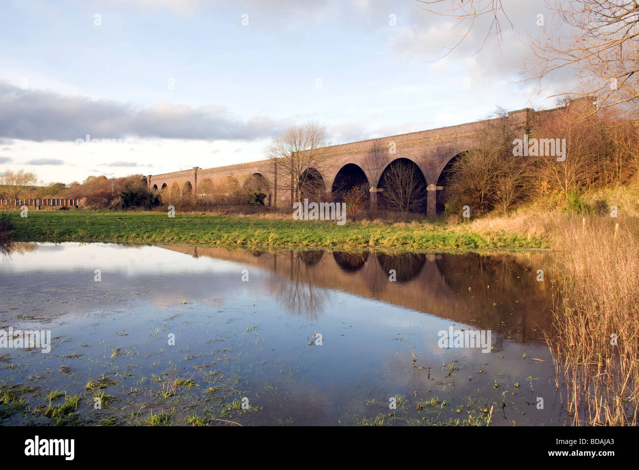 Railway bridge in loughborough Stock Photo - Alamy