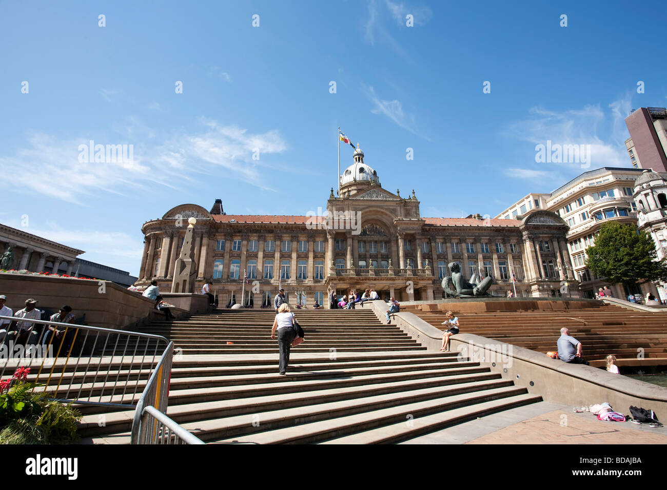 steps leading to Birmingham city council office Stock Photo - Alamy